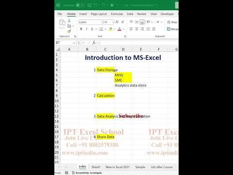 Why use Ms Excel #mexcel #computer #vba - YouTube