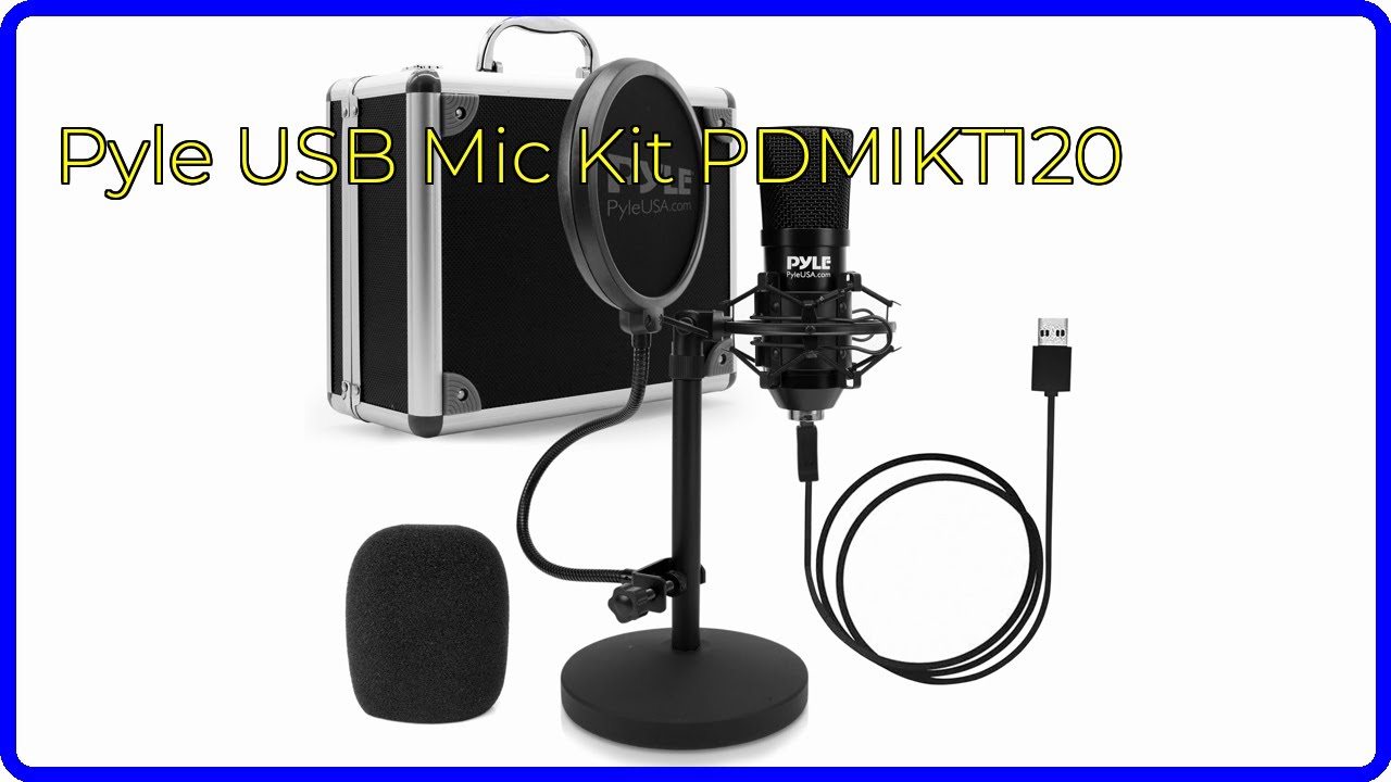 REVIEW (2025): Pyle USB Mic Kit PDMIKT120. ESSENTIAL details. - YouTube