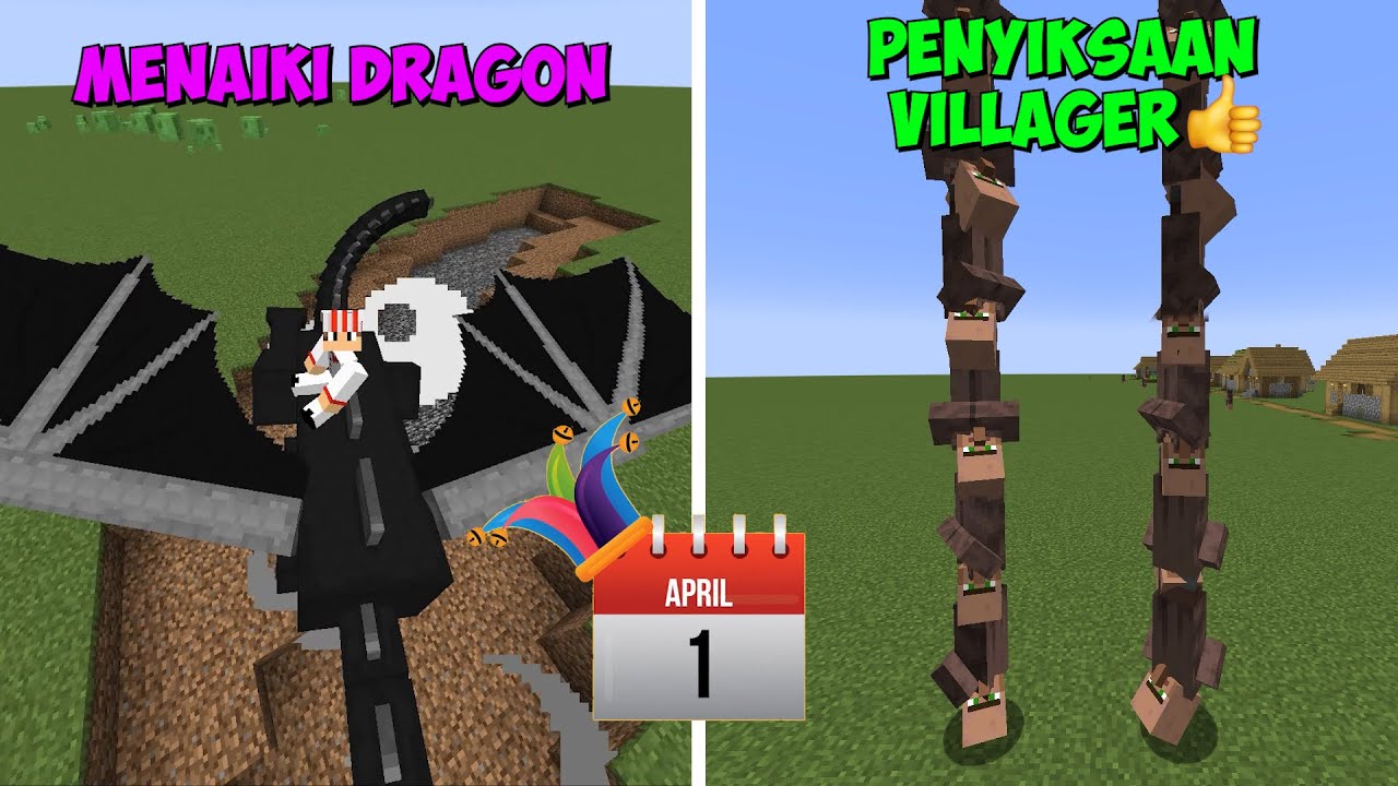 Mencoba APRIL FOOLS 2022 Minecraft 22w13OneBlockAtaTime🤣🤣 - YouTube