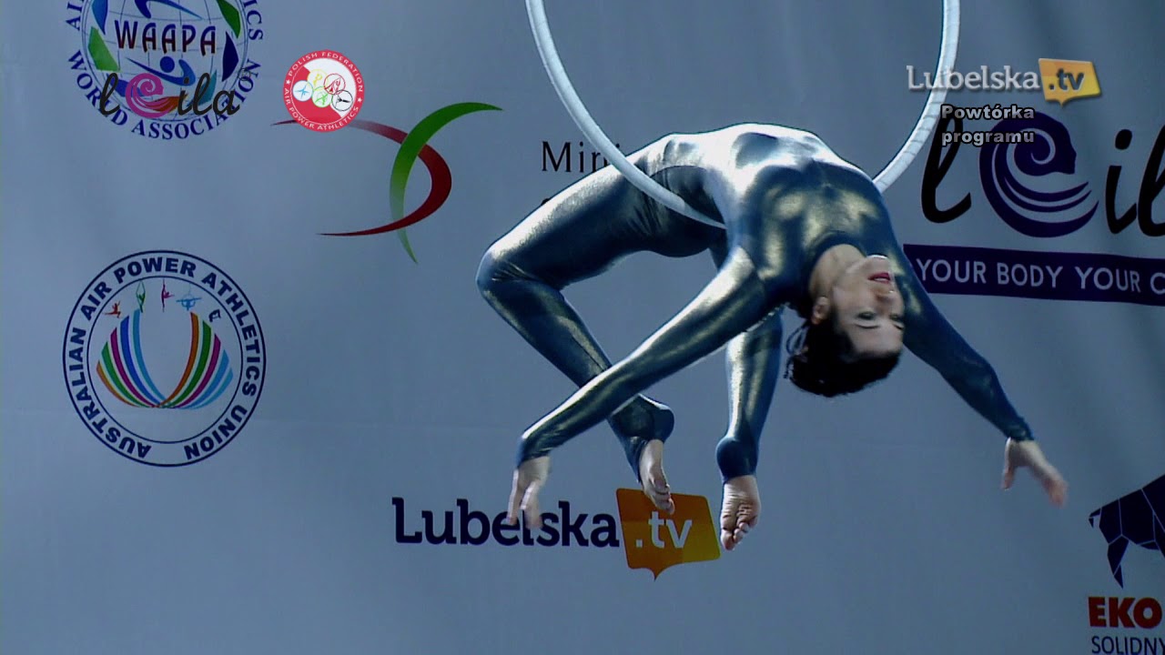 aerial hoop performance - WAPAC 2017 - YouTube