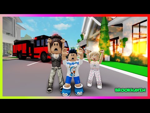KISKANÇ KUZEN YENİ EVİMİZİ YAKTI !!! | ROBLOX BROOKHAVEN RP