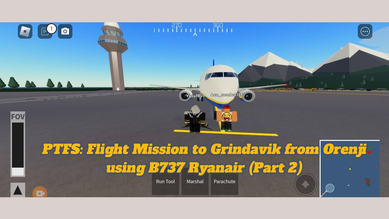 PTFS: Flight Mission to Grindavik from Orenji using B737 Ryanair (Part ...