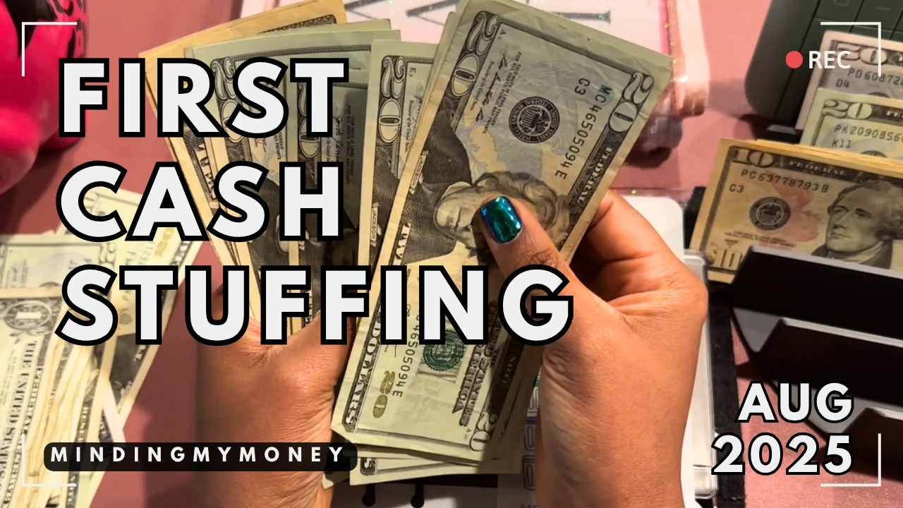My First Cash Stuffing Video | Budget with me | Aug 2025 - YouTube