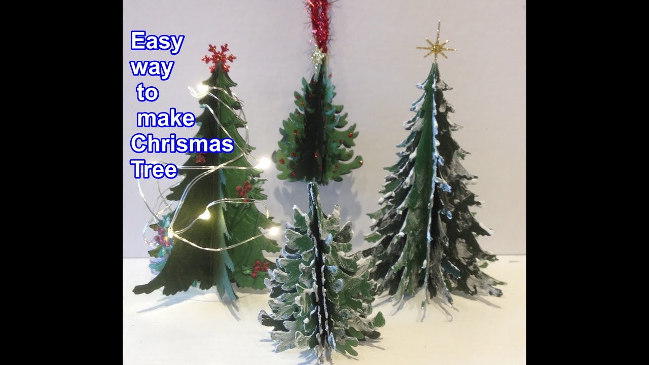how to make quickly chrismas tree. - YouTube