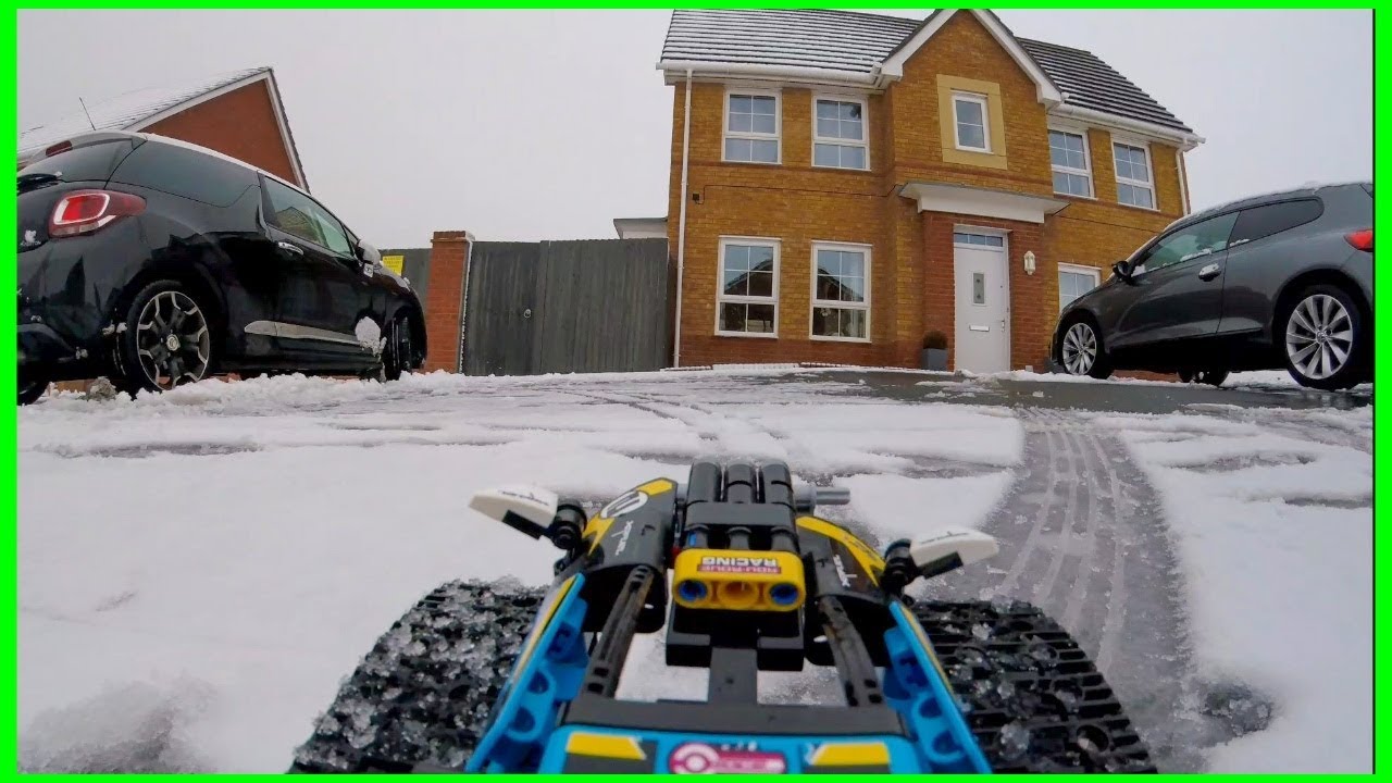 RC LEGO CAR IN SNOW !!! - YouTube