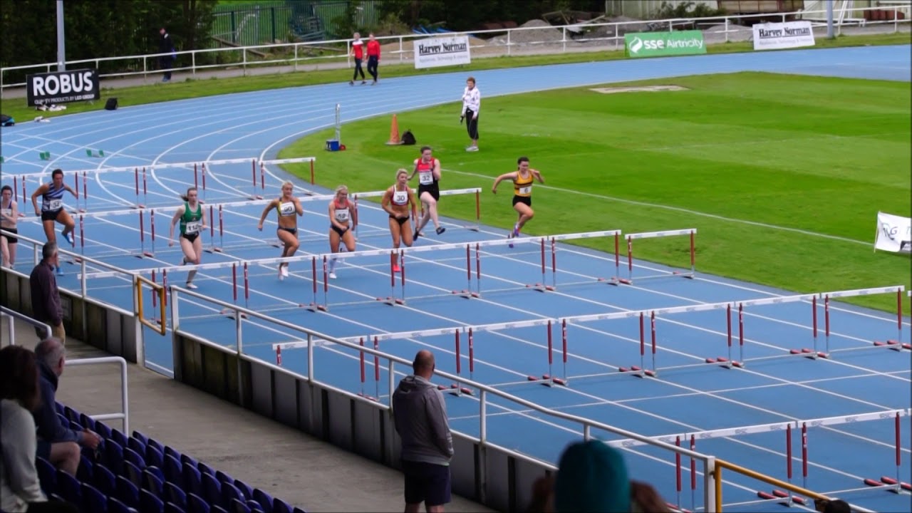 TLG 2018 Womens 100mH Race 1 - YouTube