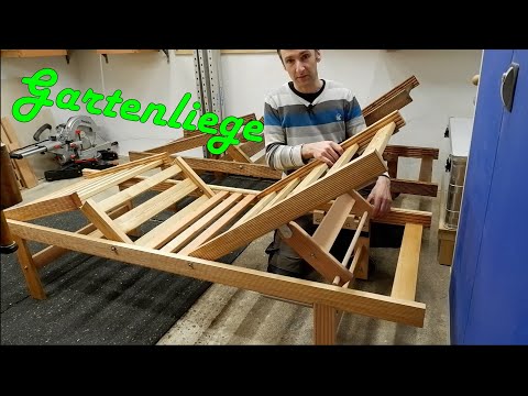 Gartenliege😮 für den Sommer🌞😎 selber bauen. Copy and Paste?