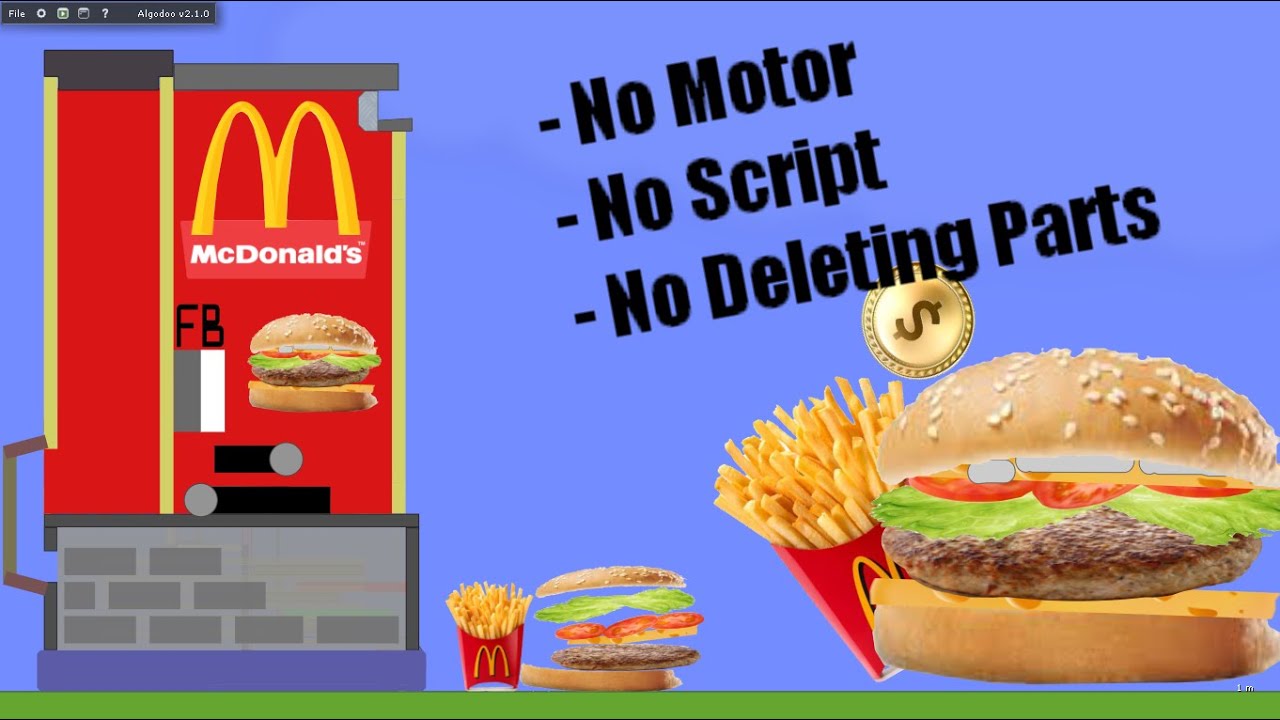 McDonalds Machine [Algodoo] - YouTube