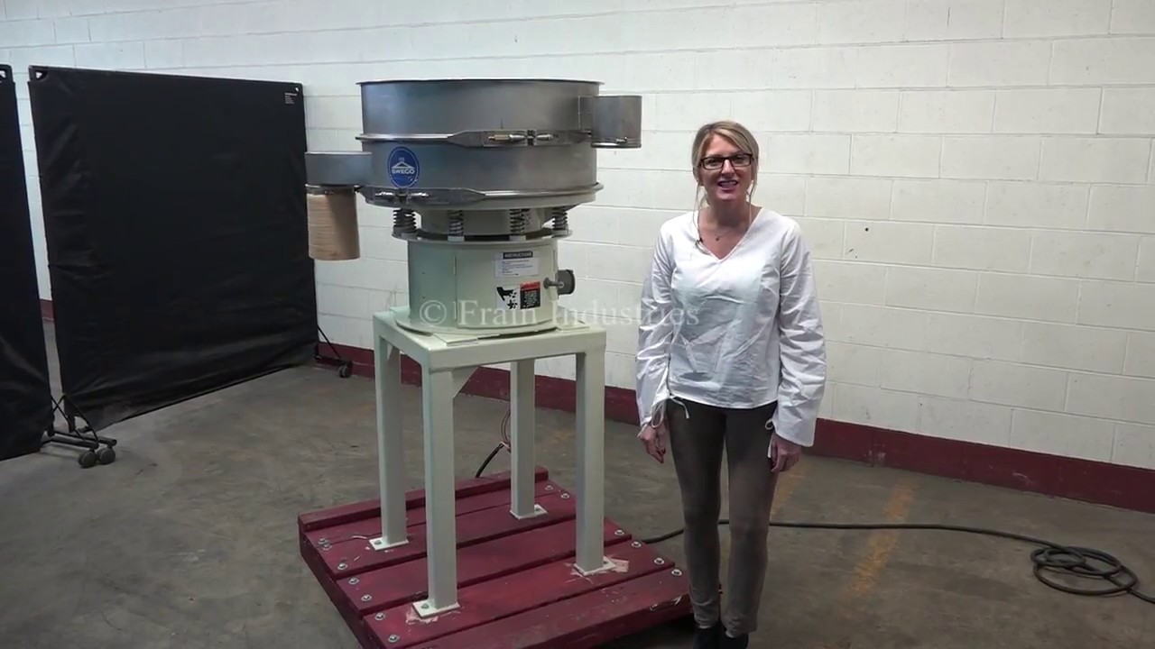Sweco 30" Diameter Single Separation Vibratory Sifter Demonstration ...
