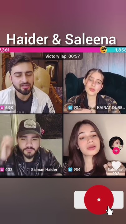 Haider & Saleena Live Match | Kainat Tiktok Match #shorts #funny # ...