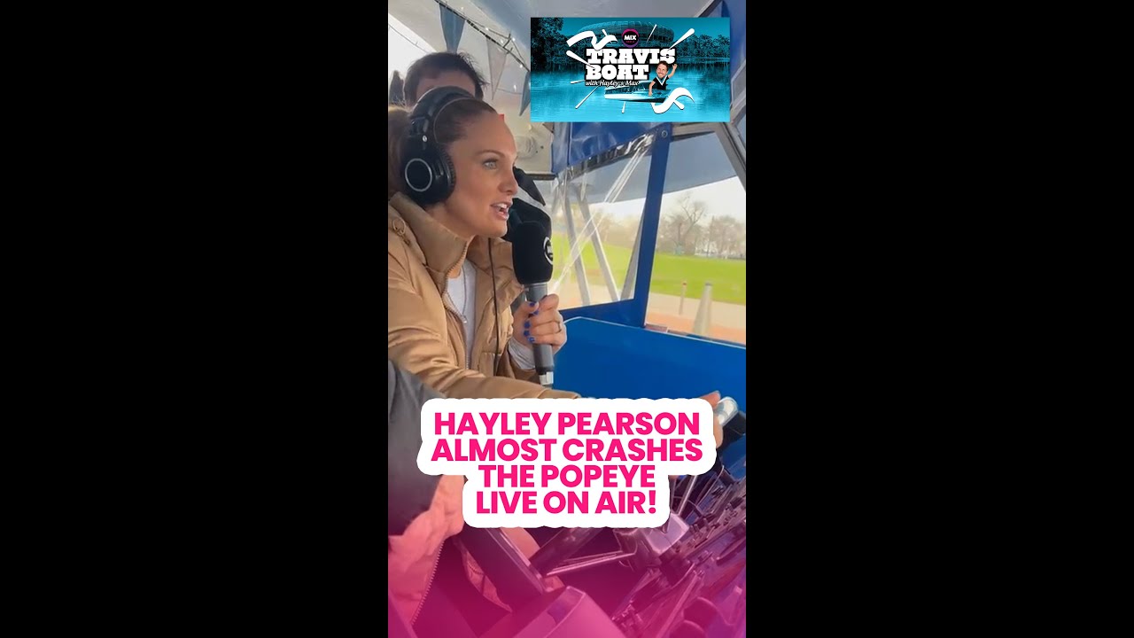 Hayley Pearson almost crashes the Popeye live in air! - YouTube