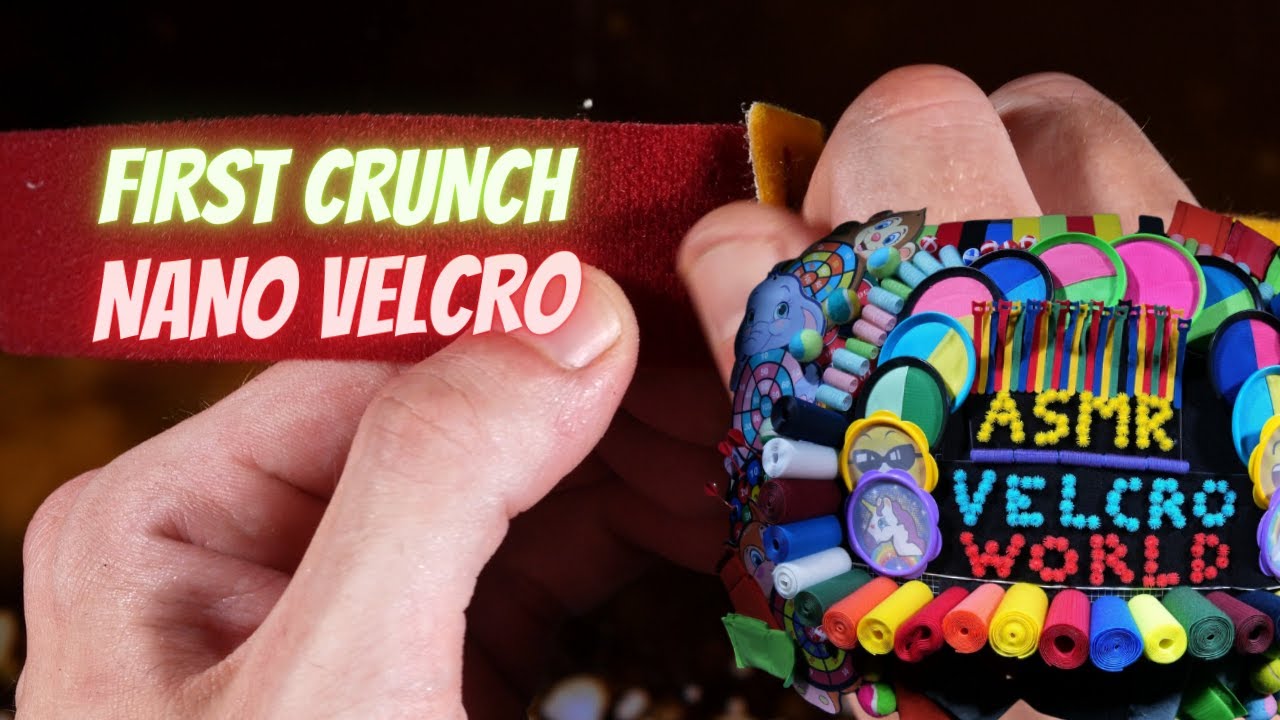 Red Nano Velcro FIRST CRUNCH - YouTube
