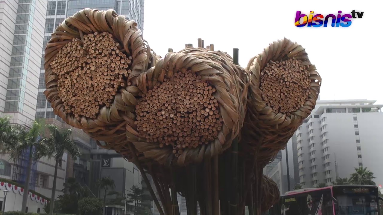 Instalasi Bambu Getah Getih, Ikon Baru Sambut Asian Games 2018 - YouTube