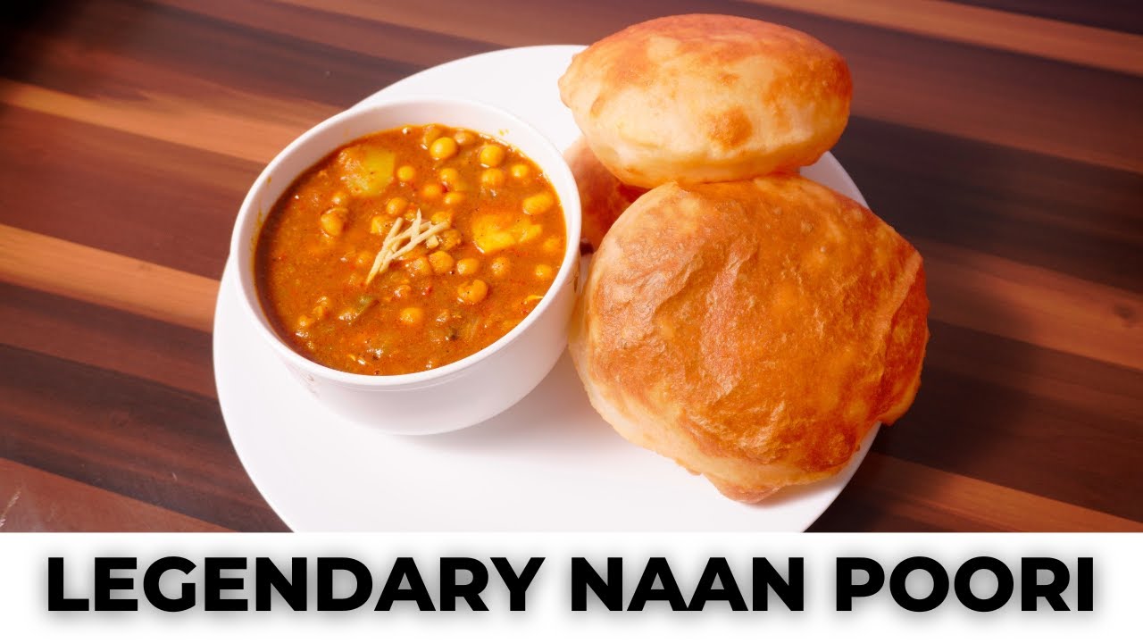 Legendary Naan Poori Recipe | Crispy and Fluffy Naan Poori | Naan Poori ...