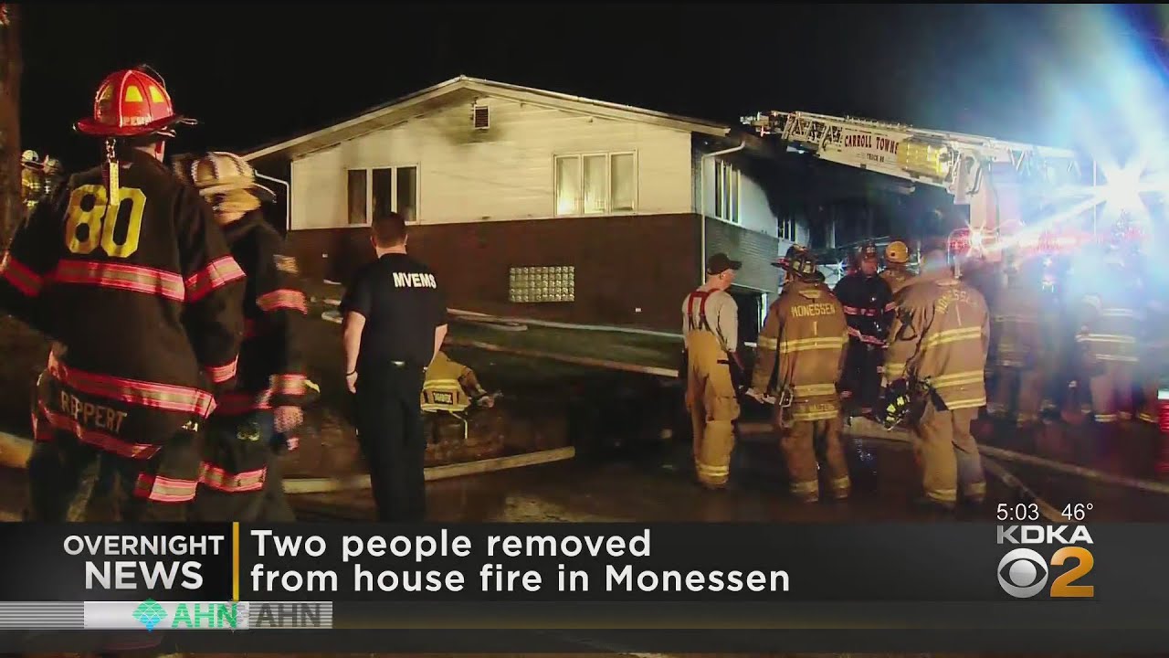 Two People Escape Monessen House Fire - YouTube