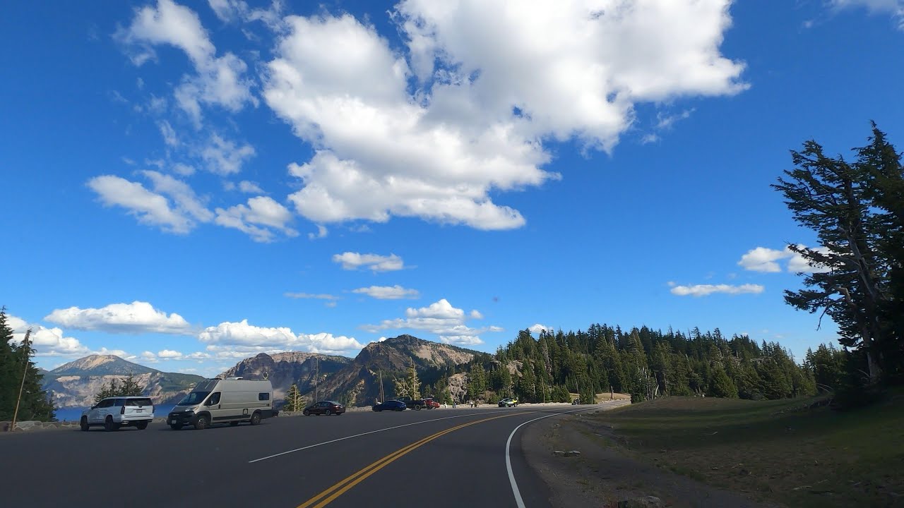 Driving from Eugene, Oregon to Crater Lake National Park - YouTube