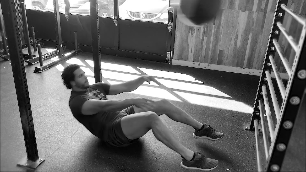 Medicine Ball Sit-Up Throw - YouTube
