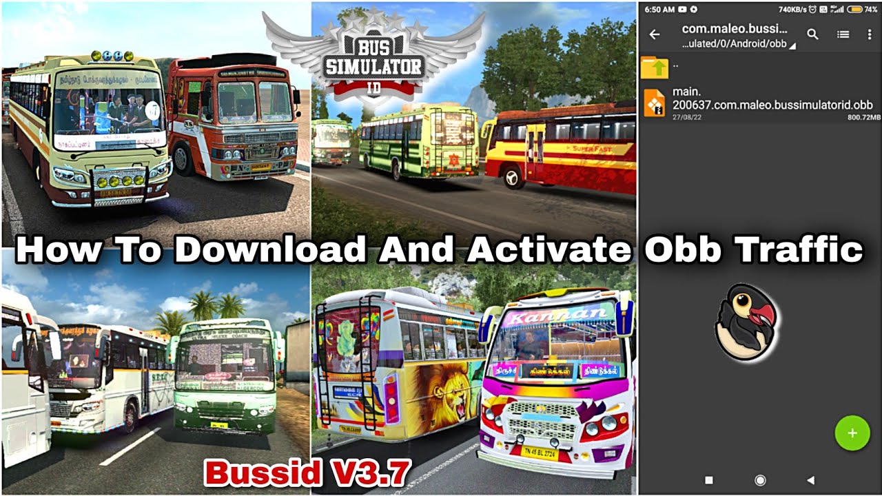 Easy to Setup Obb Traffic In Bus Simulator Indonesia V3.7 Full Tutorial ...