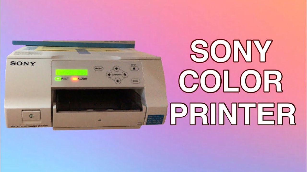 Sony digital color printer , how to change print paper and ribbon⚡️⚡️🔥🔥 ...