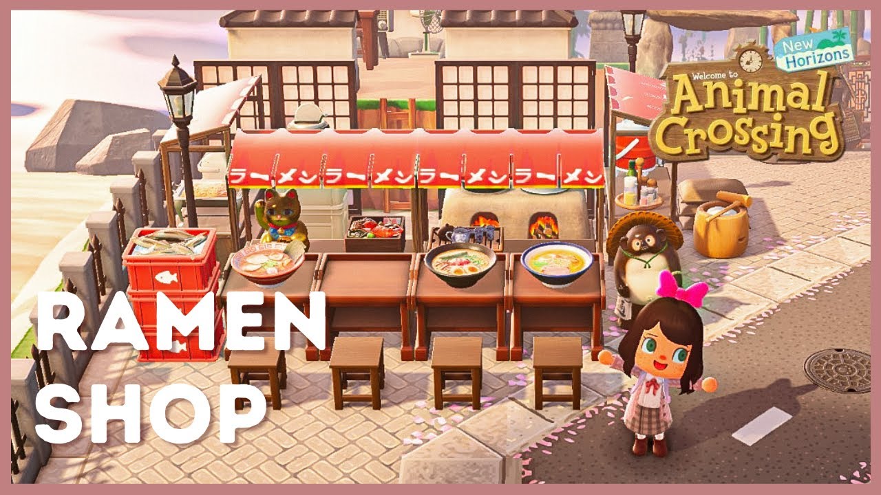 Ramen Shop | Animal Crossing New Horizons | Speed Build - YouTube