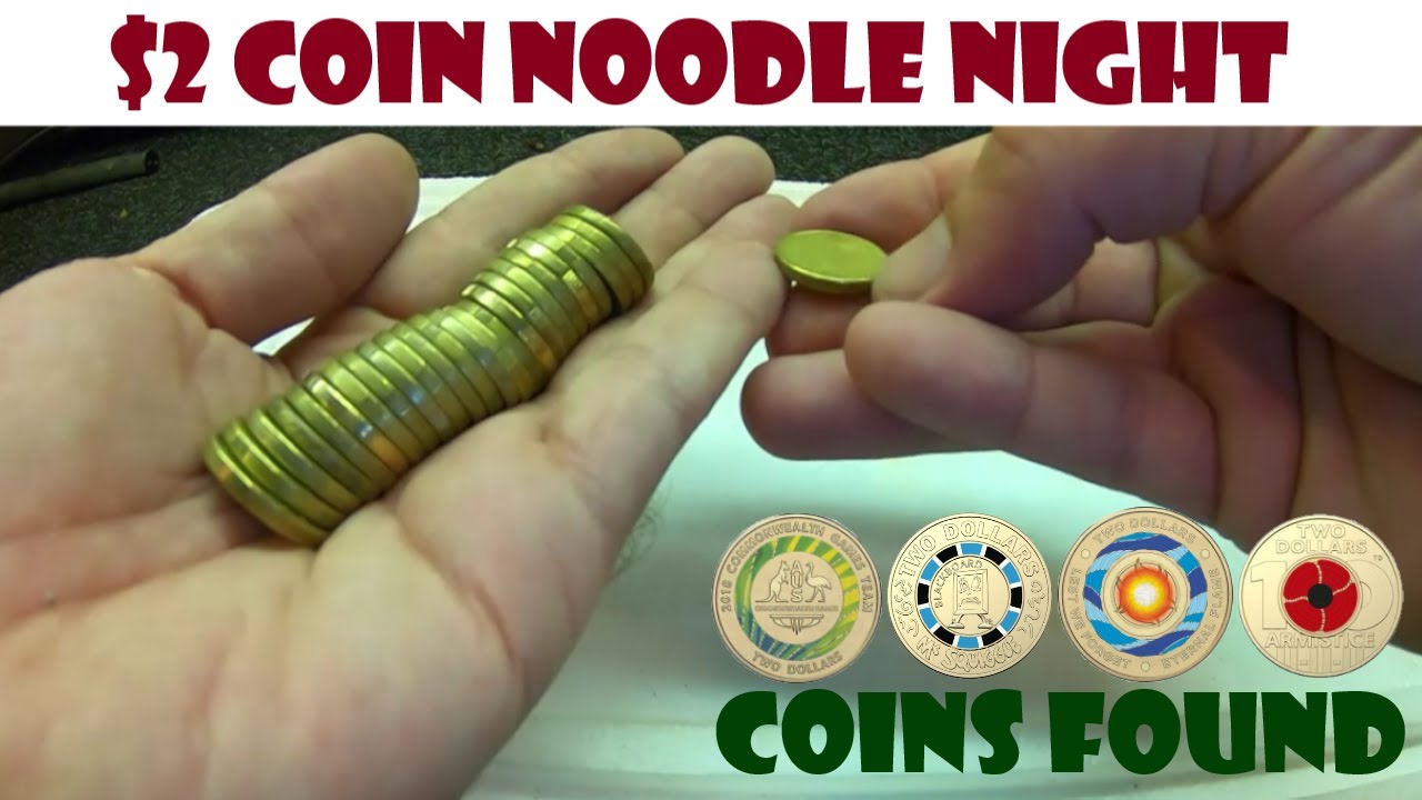 Hunting for Coloured $2 Dollar Coins Found Noodling Noodle Eternal ...