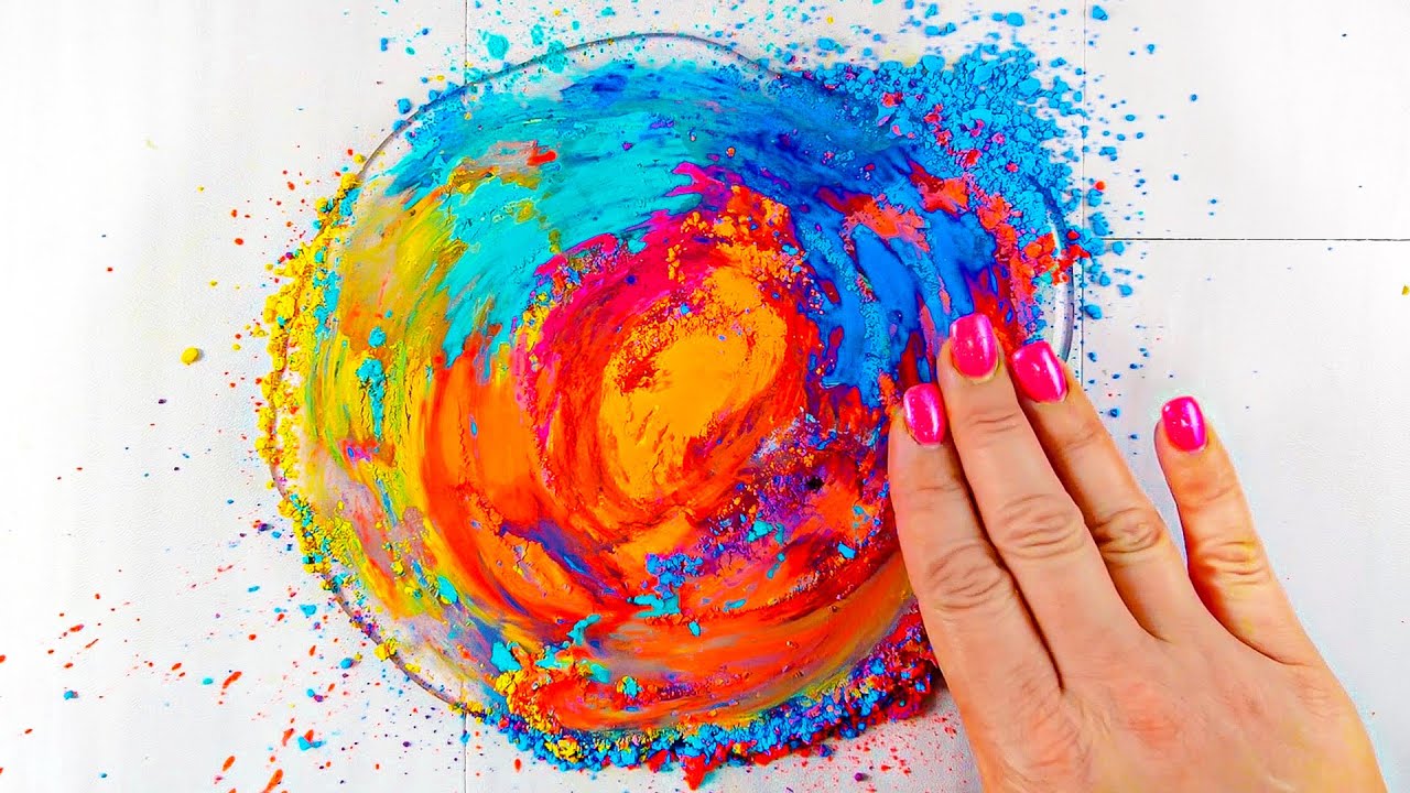 Clear Slime Coloring with Pigment, Food Coloring, Glitter! I'm even ...