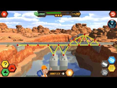 Bridge Construction Simulator Level 20 - YouTube