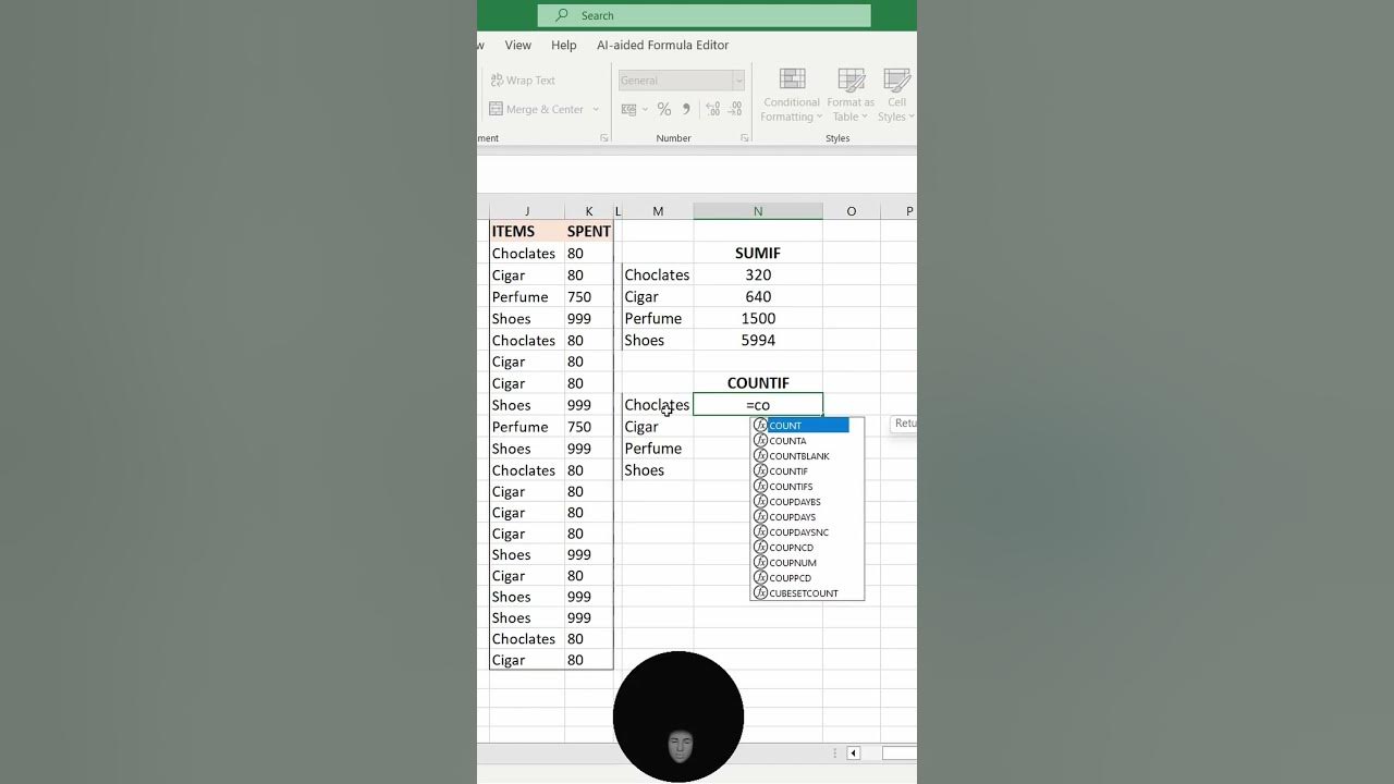 Sumif Function In Ms Excel Shorts Msexcel Exceltricks Exceltips Youtube