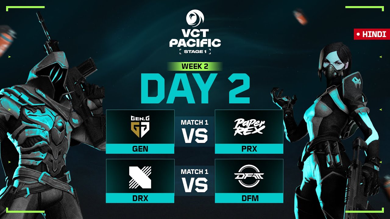 [HINDI] GEN VS PRX | VCT PACIFIC - Stage 1 | Week 2 Day 2 - YouTube