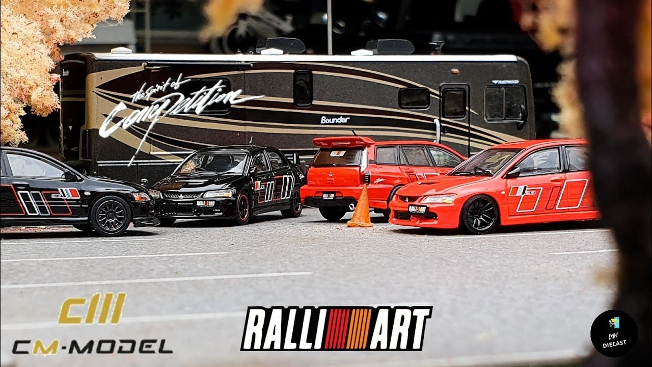 Mitsubishi Lancer Evolution IX Ralliart by CM Model | UNBOXING and ...