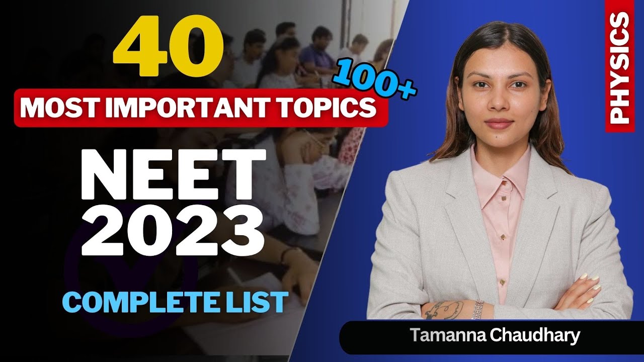 NEET Physics Most Scoring Topics To Score 100 In NEET 2023 Prioritise neet-physics-most-scoring-topics-to-score-100-in-neet-2023-prioritise