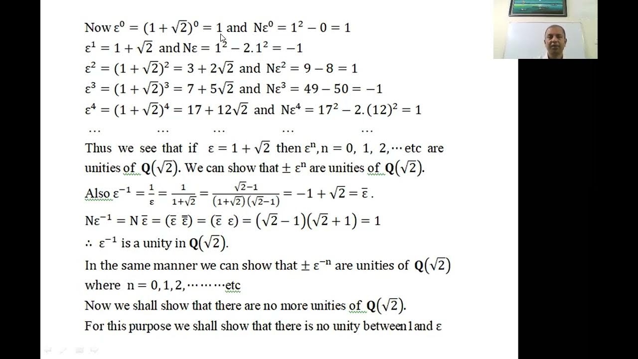 ADVANCED NUMBER THEORY Class 15. Mathematics Master’s final year. National University. - YouTube