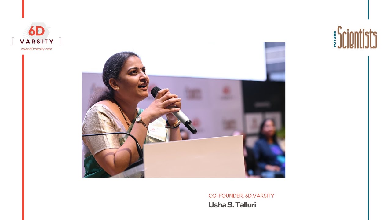 Drug Discovery @ 6D.Varsity - Future Scientists Forum - Ms. Usha S. Talluri - YouTube