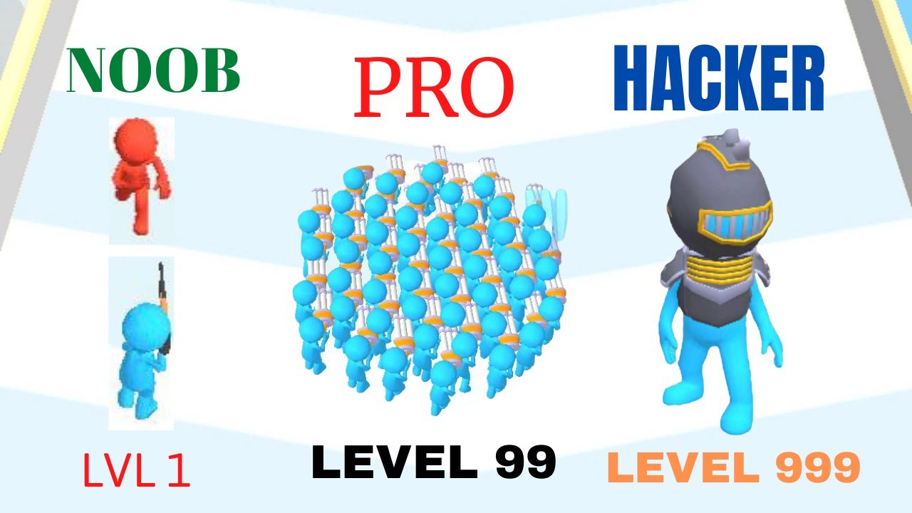 NOOB VS PRO VS HACKER - They Are Coming - YouTube