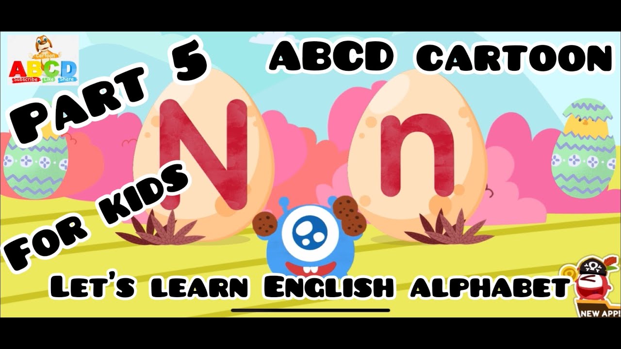 ABCD Cartoon | English Alphabet | KİDS | Nn Oo Pp Qq | today lets learn ...