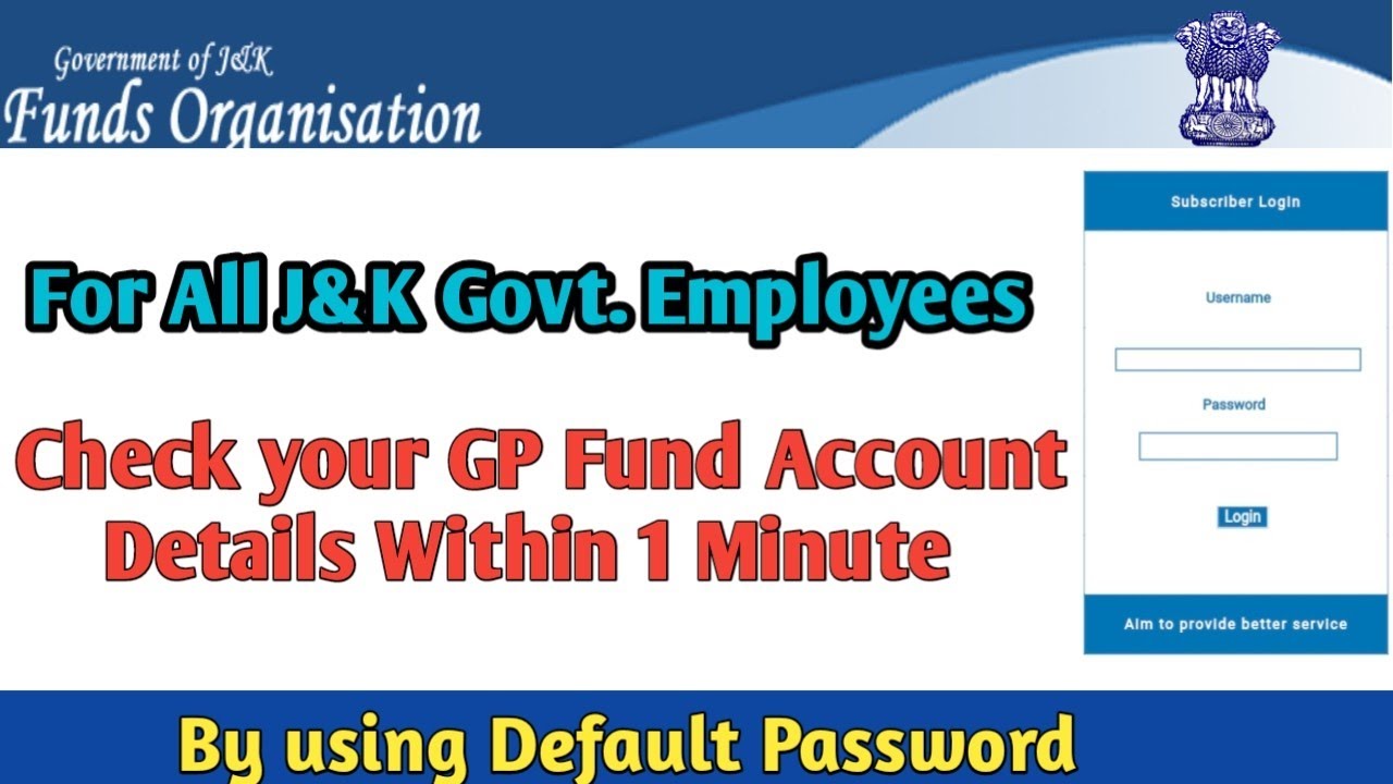 𝗛𝗼𝘄 𝘁𝗼 𝗖𝗵𝗲𝗰𝗸 𝗚𝗣 𝗙𝘂𝗻𝗱 𝗔𝗰𝗰𝗼𝘂𝗻𝘁 𝗗𝗲𝘁𝗮𝗶𝗹 𝗢𝗻𝗹𝗶𝗻𝗲 || 𝗝&𝗞 𝗚𝗼𝘃𝘁 𝗘𝗺𝗽𝗹𝗼𝘆𝗲𝗲𝘀 𝗖𝗵𝗲𝗰𝗸 ...