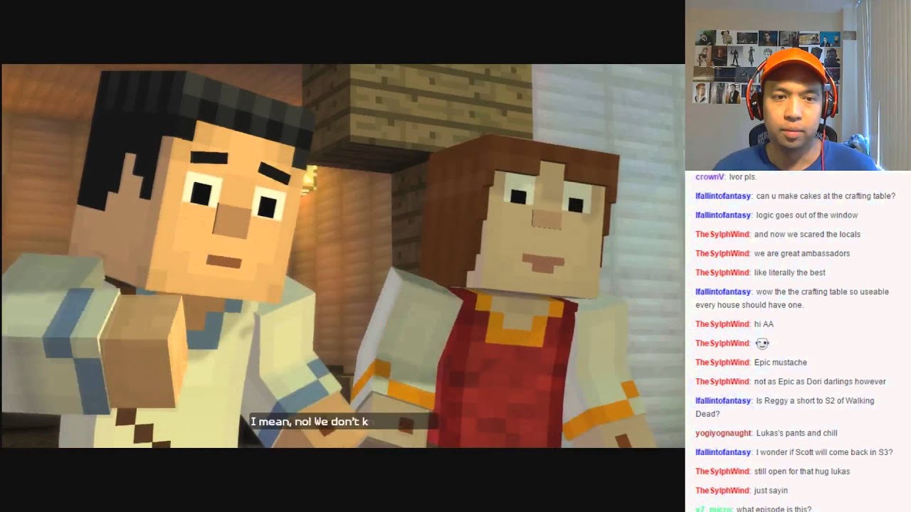 Let's Play Minecraft Story Mode (Blind) - Part 14 First Rule of Build ...