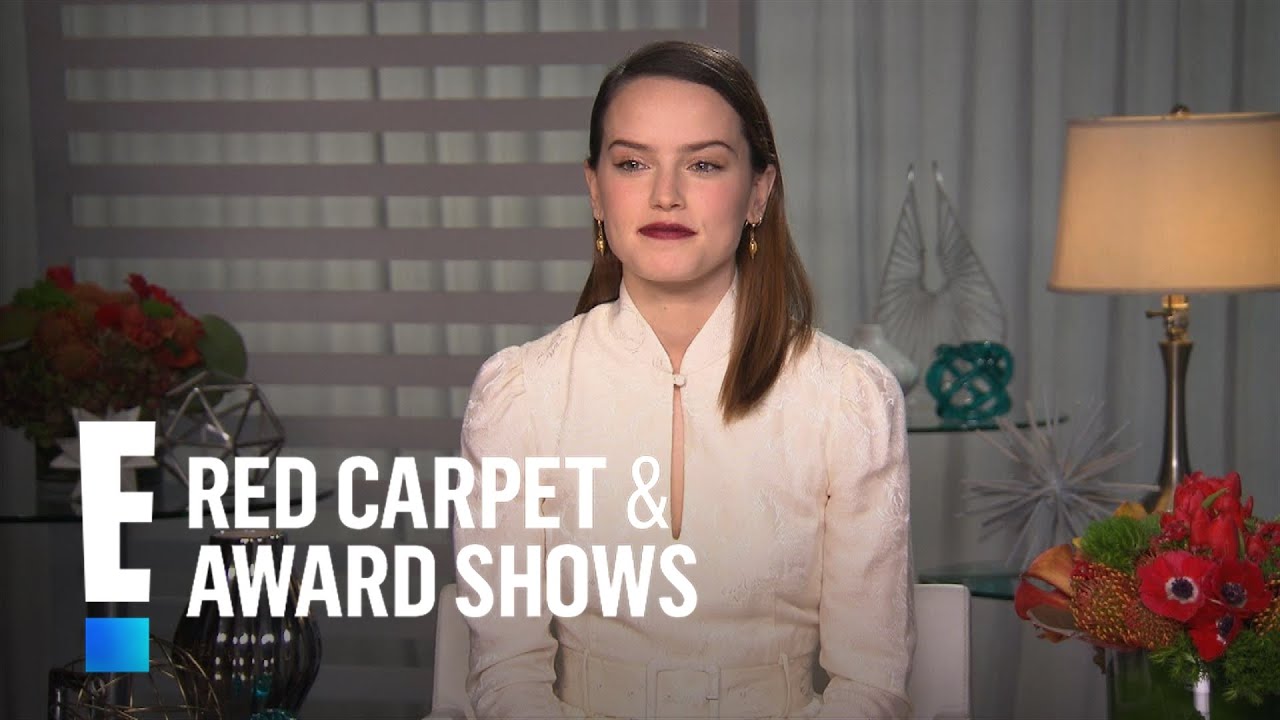 Daisy Ridley Talks "Star Wars: The Last Jedi" | E! Red Carpet & Award ...