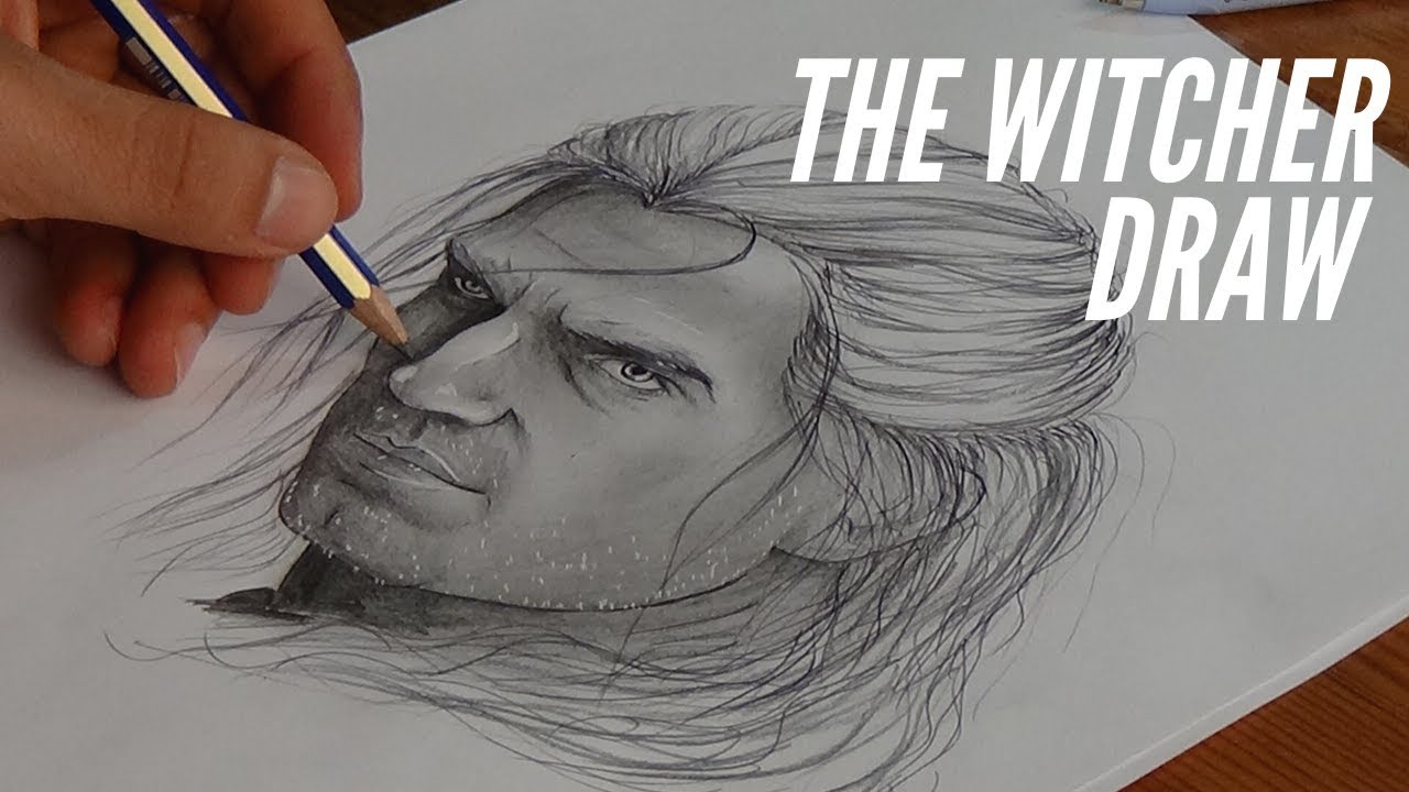 The Witcher Drawing Henry Cavill | manofart | - YouTube