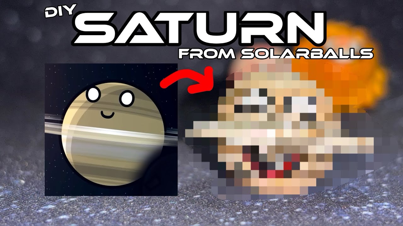 I made my own Saturn from SolarBalls! (timelapse) - YouTube