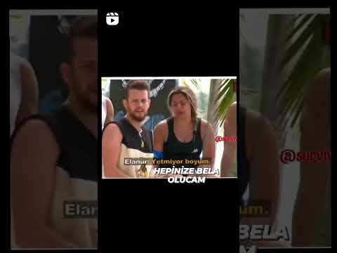 Elanur hepinize bela olucam😅#shorts #survivor