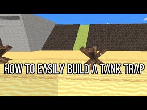 How to easily build a tank trap in MMCG - YouTube