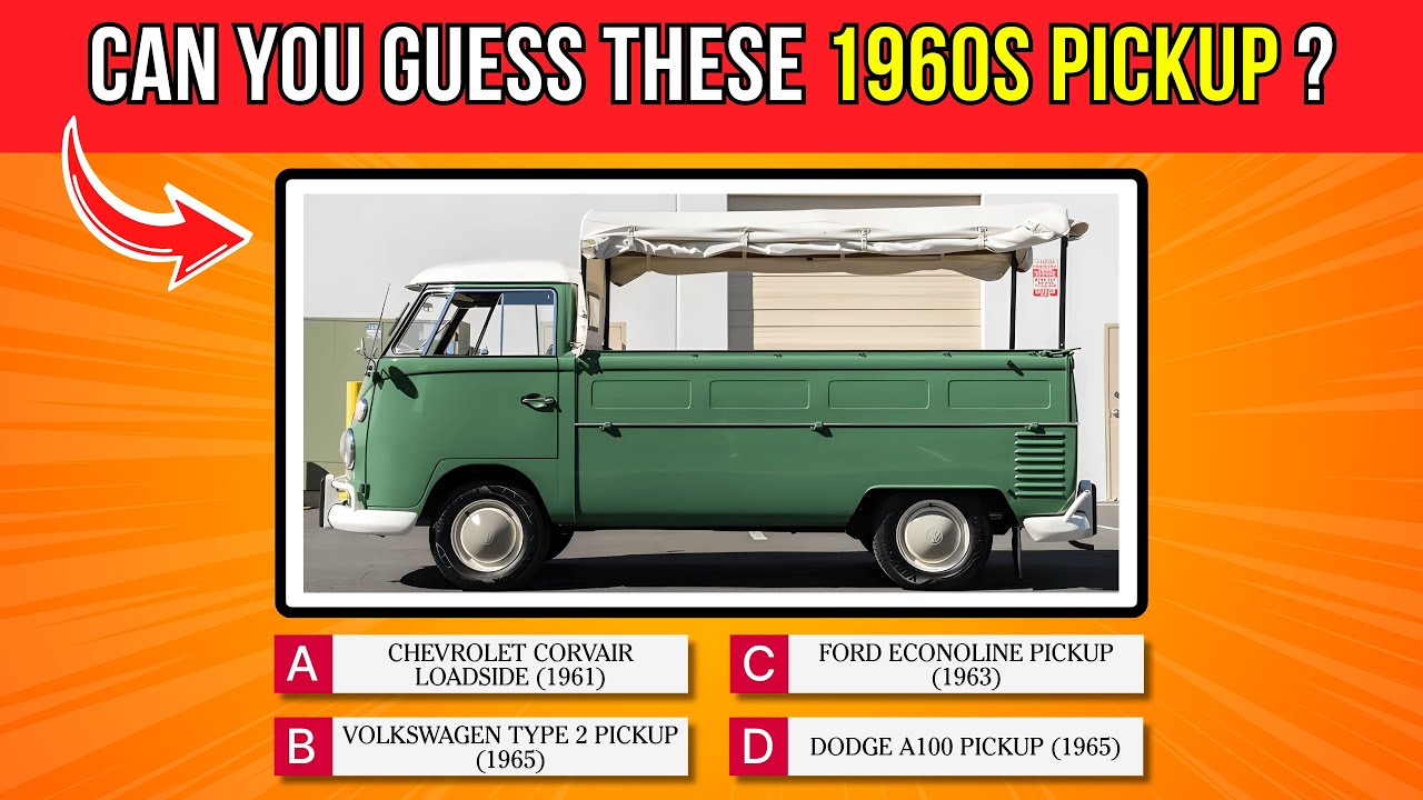 Can You Guess These 1960s Classic Pickup Trucks? 🚚 Vintage Truck Quiz ...