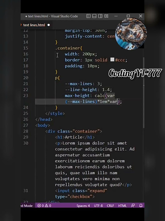 Article Show And Hide Html Csscoding Computerscience Shortsprogramming Html Youtube