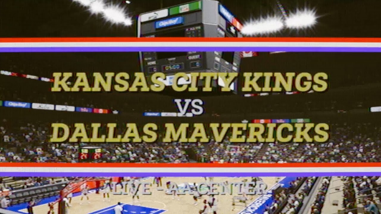 1980s NBA Season Kansas City Kings Vs Dallas Mavericks NBA 2k23 ...