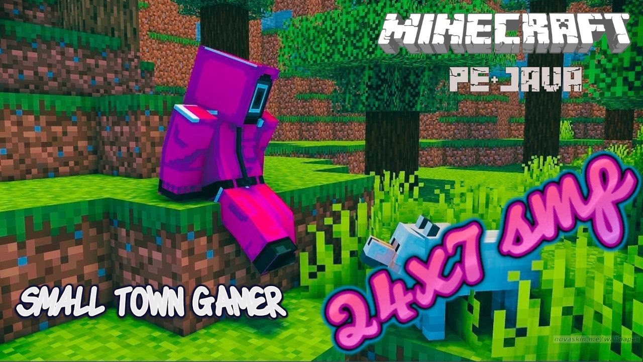 minecraft neew begining | 24/7 MINECRAFT SMP LIVE | JAVA+PE+BEDROCK SMP ...