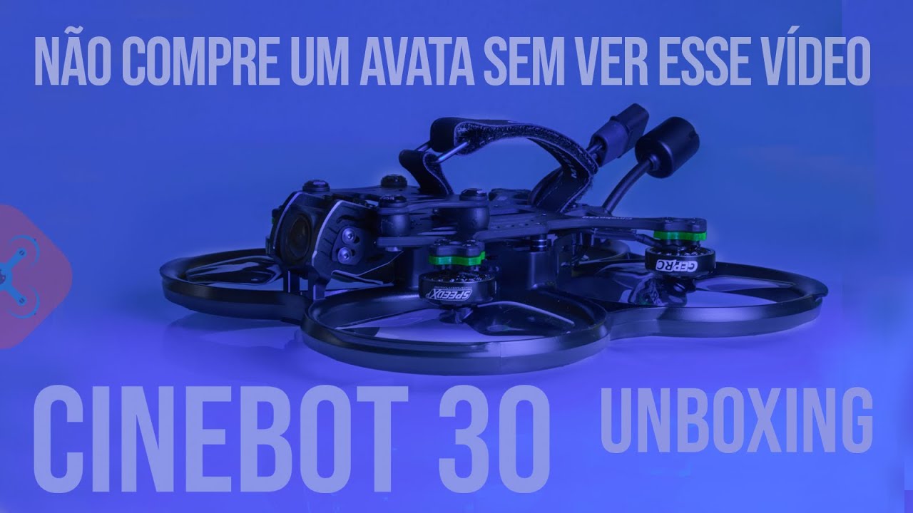 GEPRC CINEBOT 30 UNBOXING QUEM CONHECE ESSE DRONE, ACABA COMPRANDO ...
