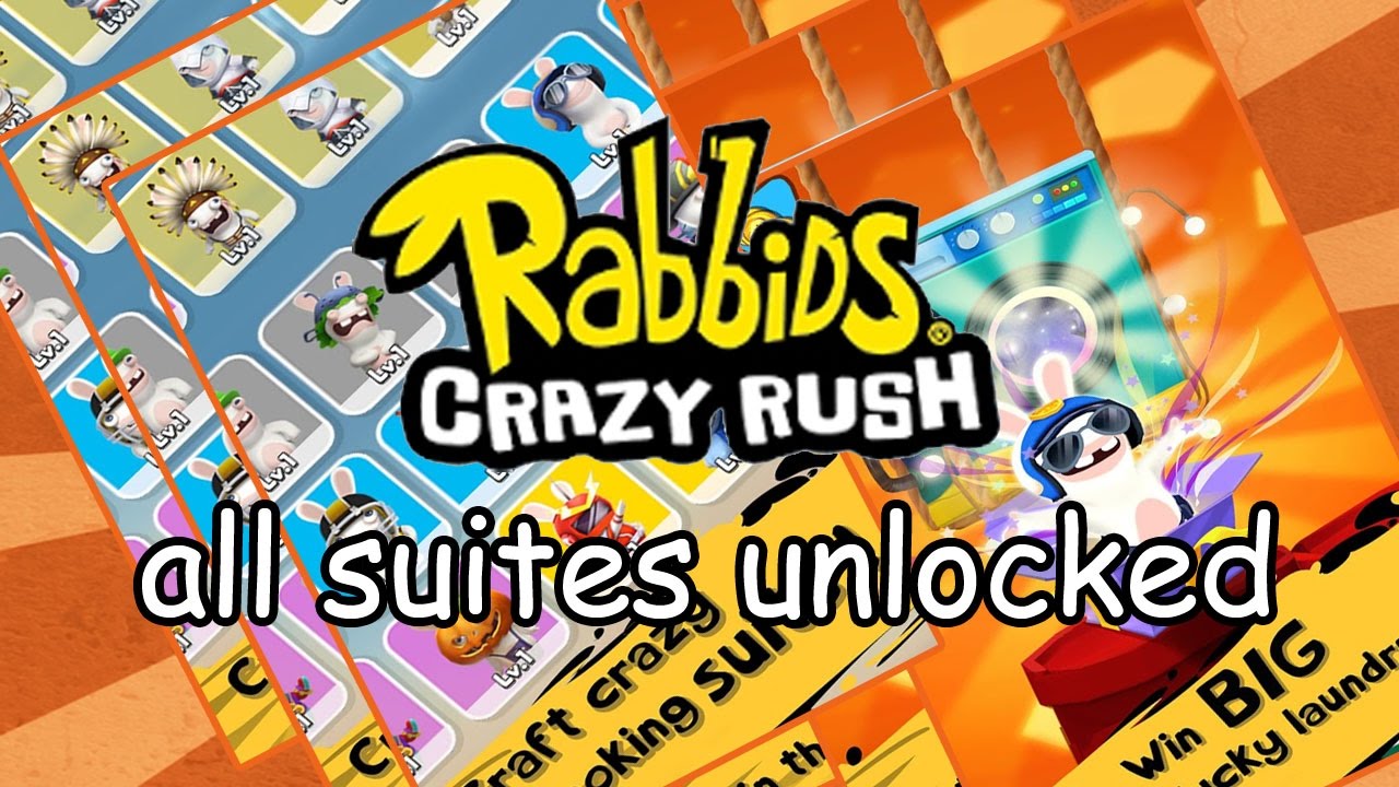 Rabbids Crazy Rush All Suites Unlocked - YouTube