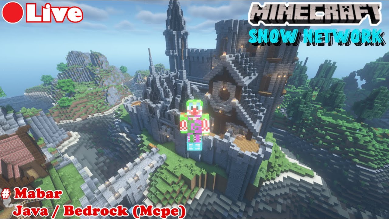 Mabar Minecraft Server Multiplayer Java / Mcpe !! Live Minecraft - YouTube