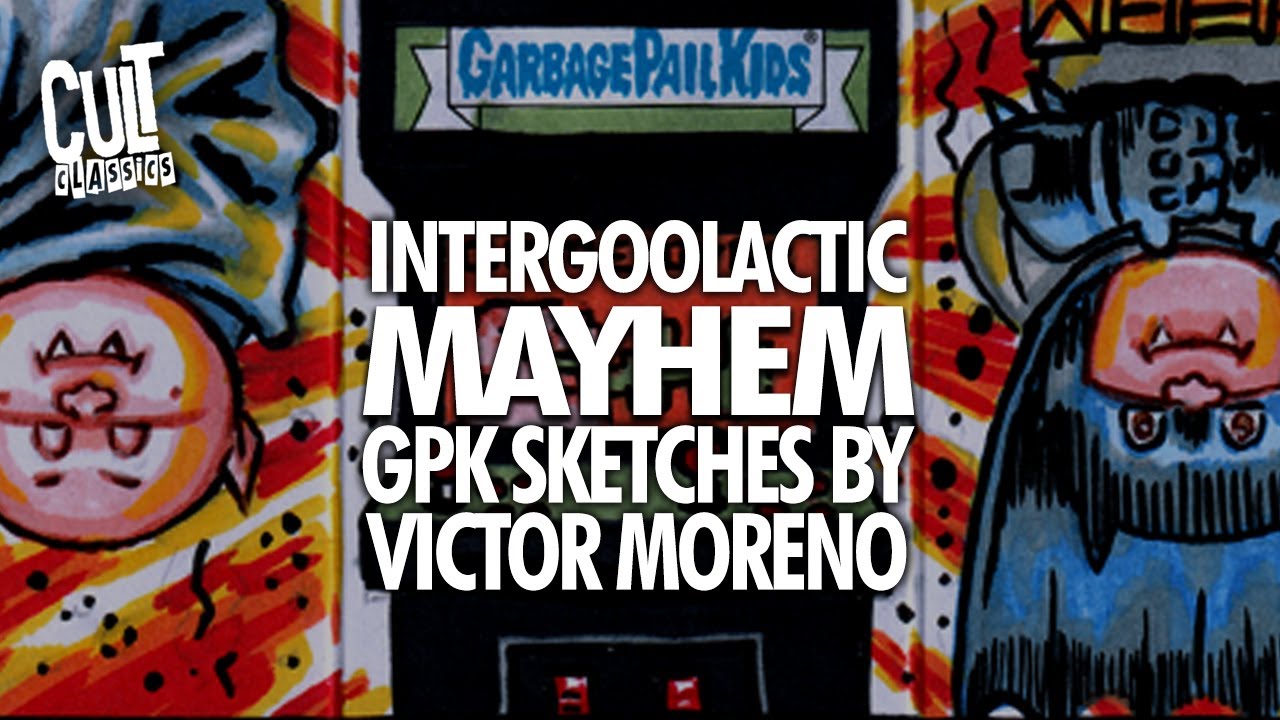 All GPK Intergoolactic Mayhem Garbage Pail Kids Sketch Cards by Topps ...